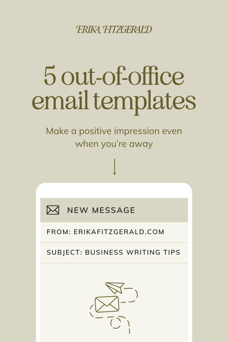 How to Write an Out-Of-Office Message (With Examples)
